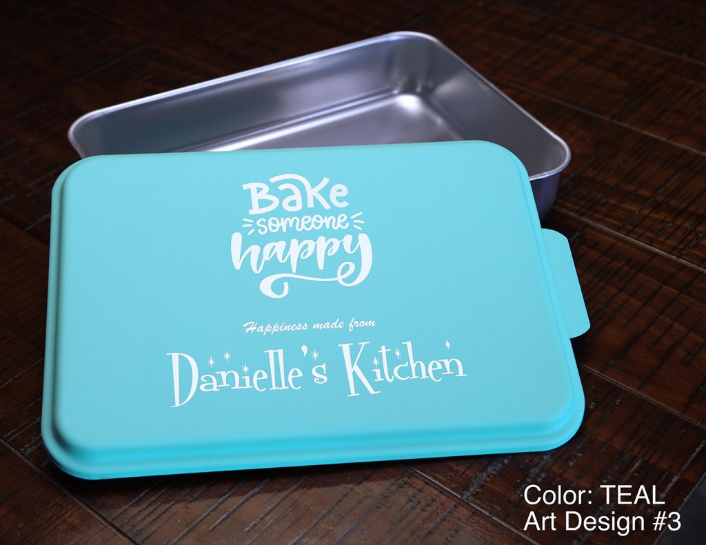 Bake Pans with Customizable Lids - 9" x 13" Baking Pan with a snug-fit lid
