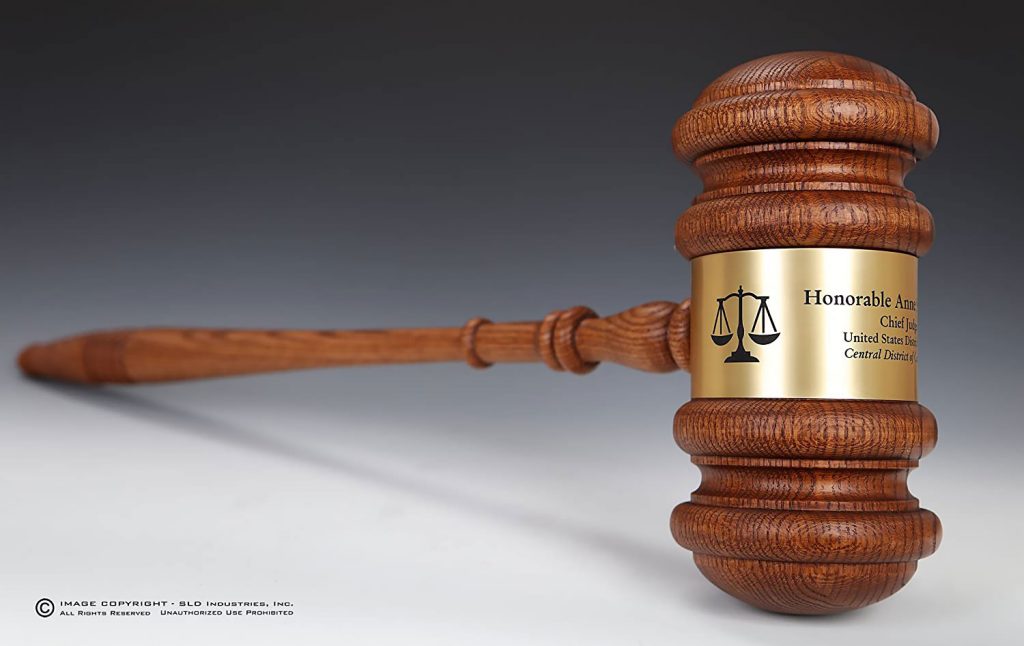 Giant 3Ft. Solid Oak Gavel Custom Engraved Gavel Band